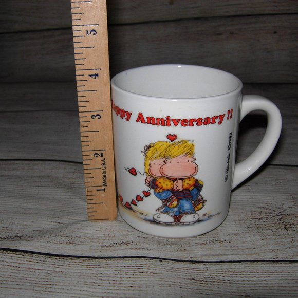 Four Score | Dining | Vintage Happy Anniversary Bushelle Four Score ...